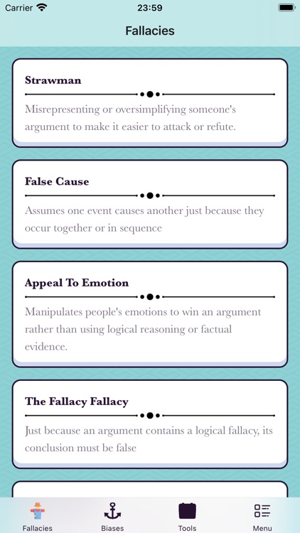 Fallacies Card by INDIGO SOFTWARE SOLUTIONS COMPANY LIMITED