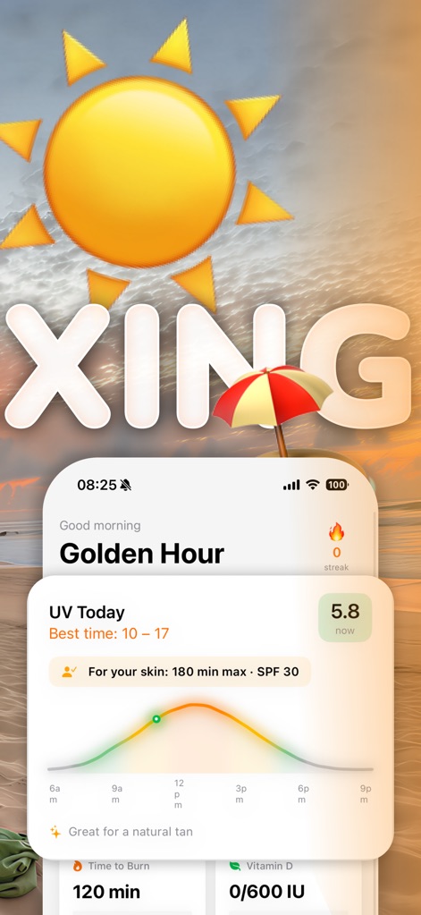 GoldenHour | Tanning tracker - 天気アプリ | MWM