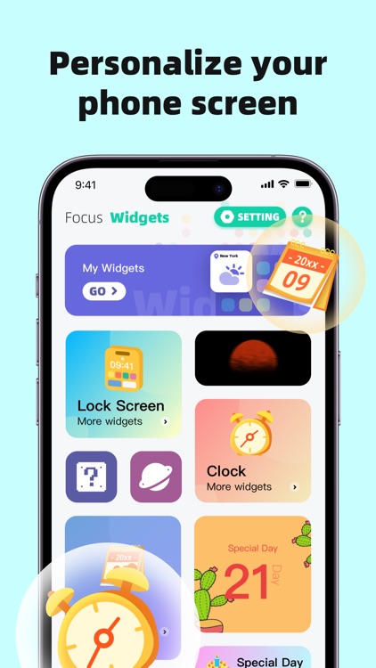 Focus Widgets - Many Functions by Guangzhou Kangyimei Network Technology Co., Ltd.