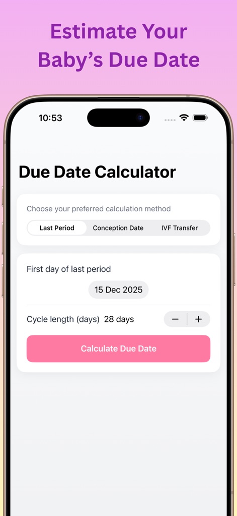 Pregnancy Tracker: Due Date - Health & Fitness App | MWM