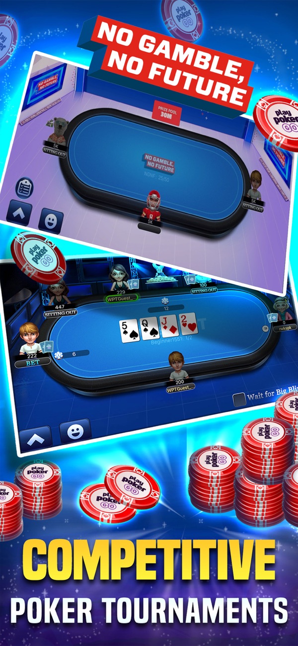 PlayPokerGO - Texas Hold’em - Formerly PlayWPT and PokerAllD