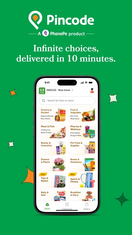 Pincode: Grocery & Meds App by PHONEPE PRIVATE LIMITED