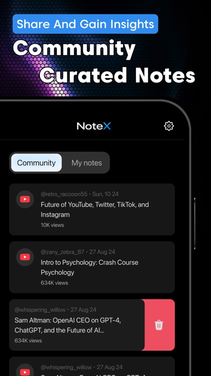 NoteX: AI Note Taker, Notebook by Sota Labs