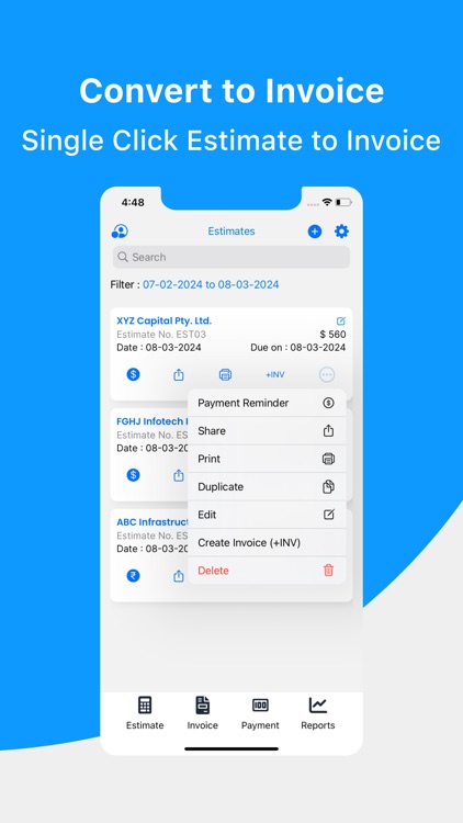 Invoice Maker & Estimates app by Fylfot Software Private Limited