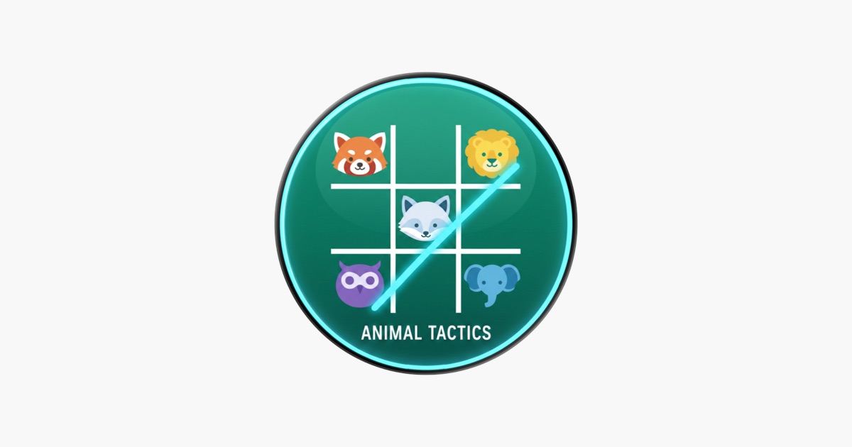 ‎Tic Tac Toe: Animal Tactics App - App Store