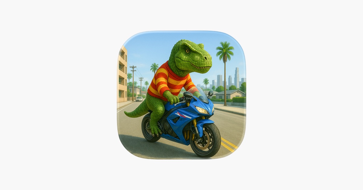 ‎Dino Game: Dirt Bike Racing 3D App - App Store