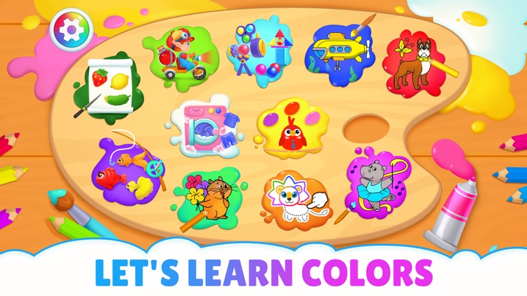 Color learning games pre-k 2 4 by GoKids!