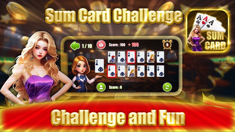 Sum Card Challenge by Esma Dagdas