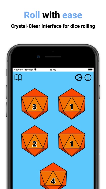 Dice app - Just roll by MATEUSZ MIKULSKI