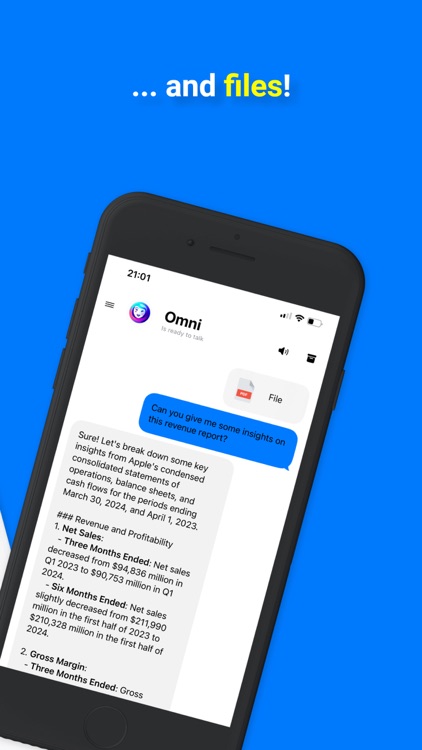 Omni: Text & Voice AI ChatBot by Maxim Novikov