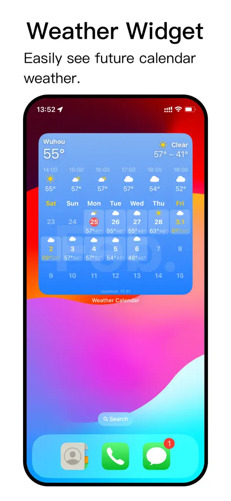 Weather Calendar Together - Weather App | MWM
