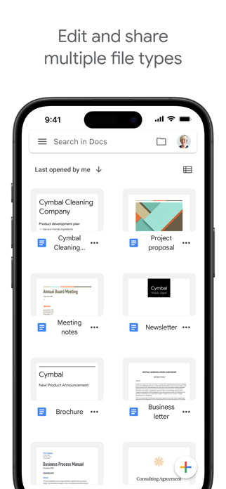 Google Docs for iPhone - Free App Download