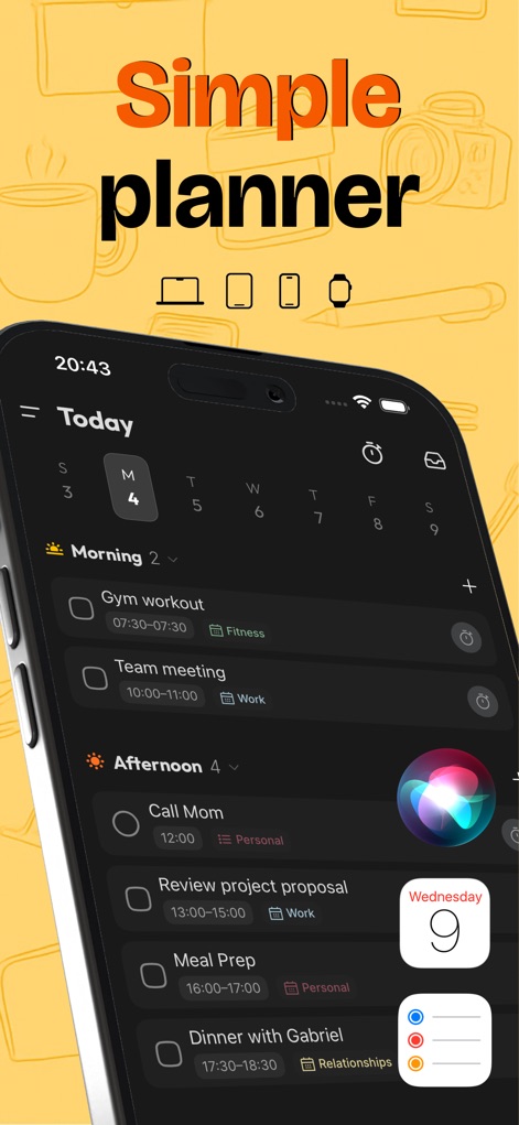 Calflow: Planner & Tracker - Productivity App | MWM