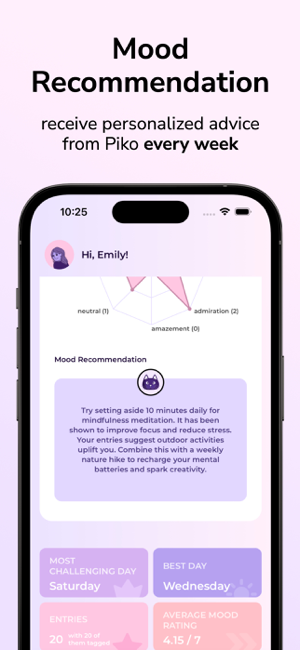 【iOS APP】Pink Piko Diary: Daily Journal 正念教練~情緒追蹤日記 – Dr.愛瘋 APP Navi