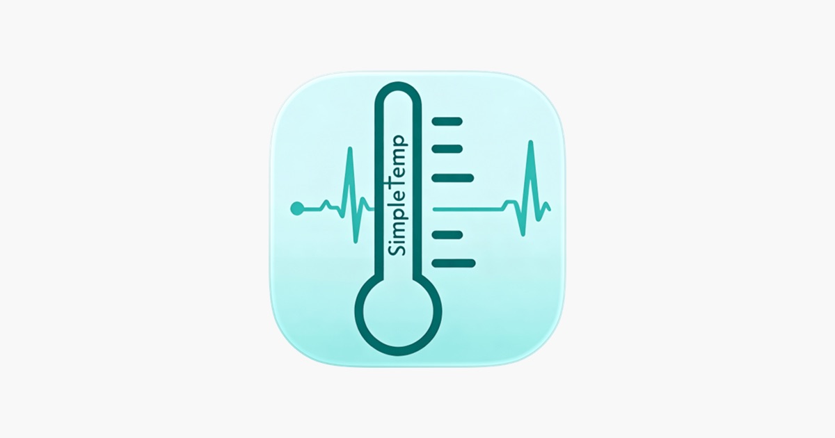 ‎App SimpleTemp: Body Temp Tracker - App Store