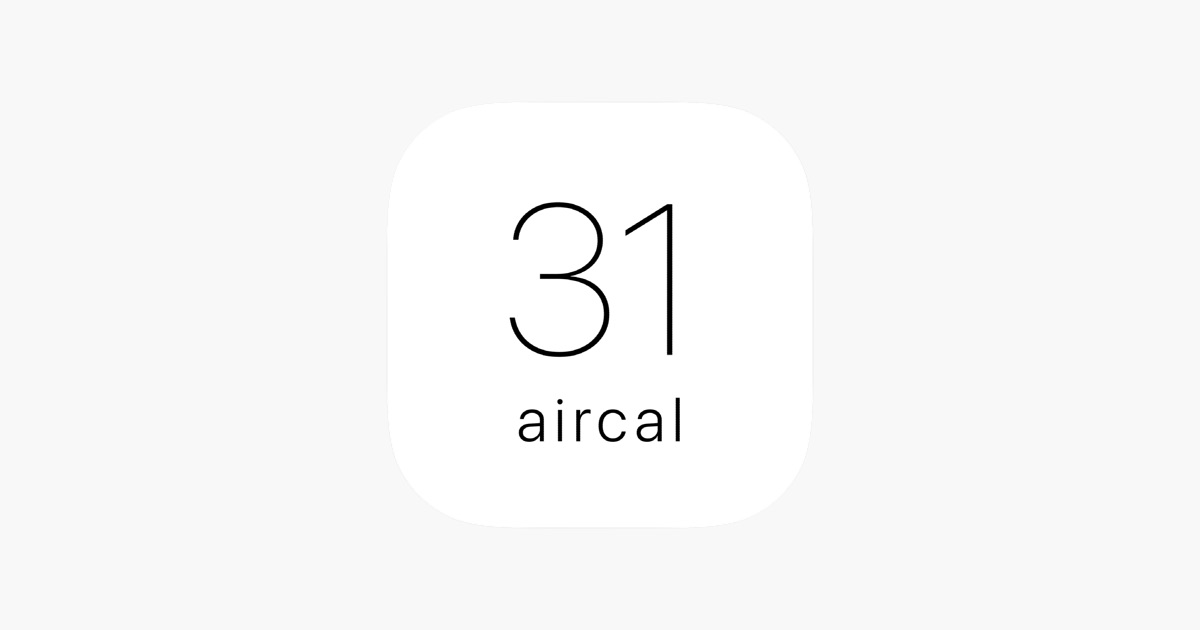 ‎aircal カレンダー シンプル＆共有 スケジュール・手帳アプリ - App Store