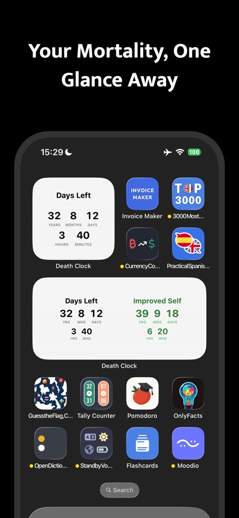 Life Expectancy AI Countdown - Health & Fitness App | MWM