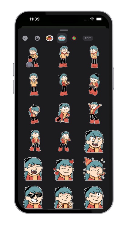 Hilda Official Stickers by Mercury Filmworks Corp.
