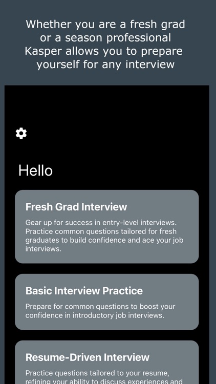 Kasper: AI interview practice by BAYAQ PLT