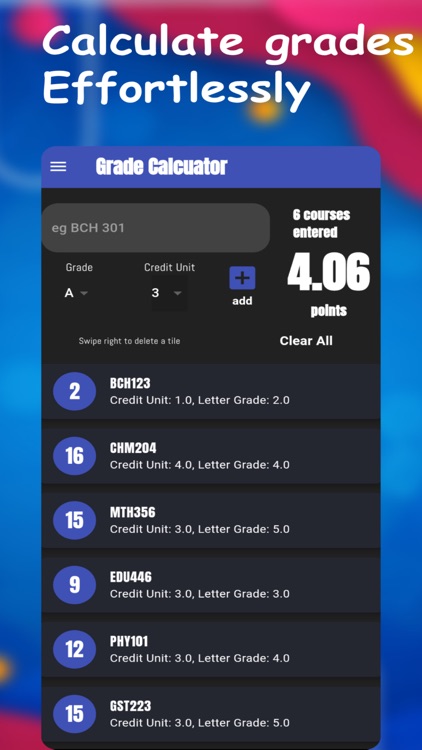 Grade Calculator (college) by Mordecai Gaza Abraham
