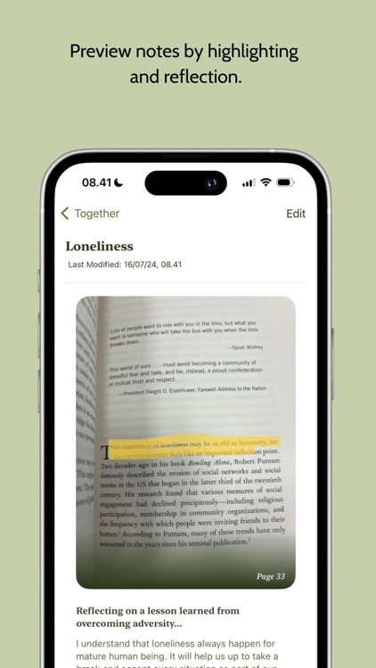 Leaf - Note While Reading by Marizka