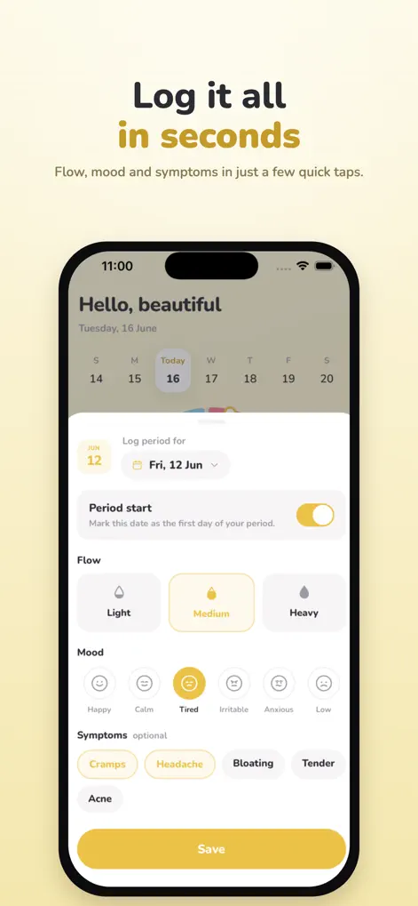 Phase: Period & Cycle Tracker - Health & Fitness App | MWM