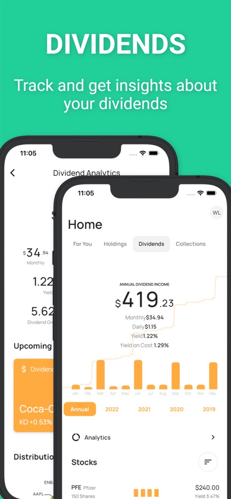 Stock Events Portfolio Tracker - Finance App | MWM
