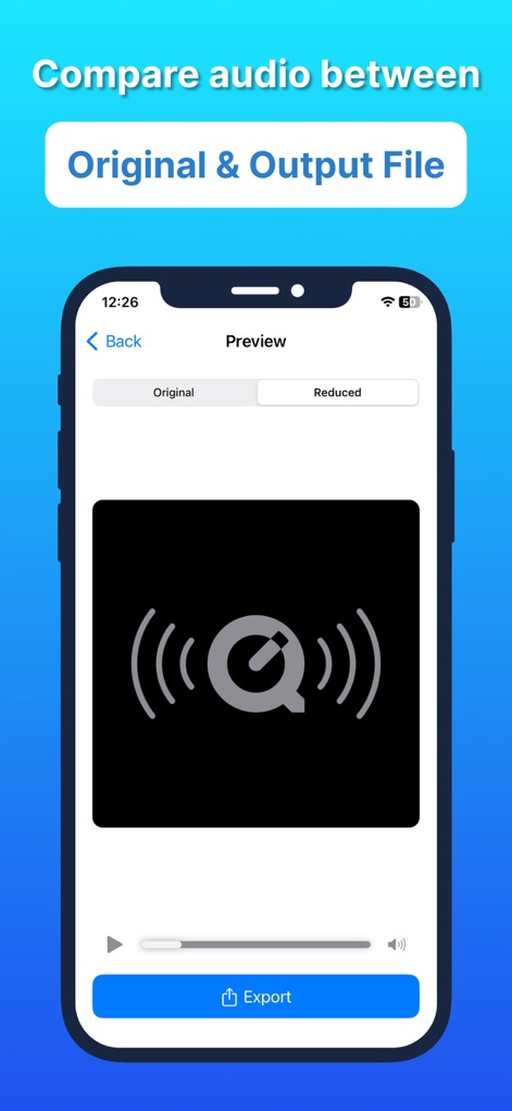 Audio Video Noise Reducer AI - Utilities App | MWM