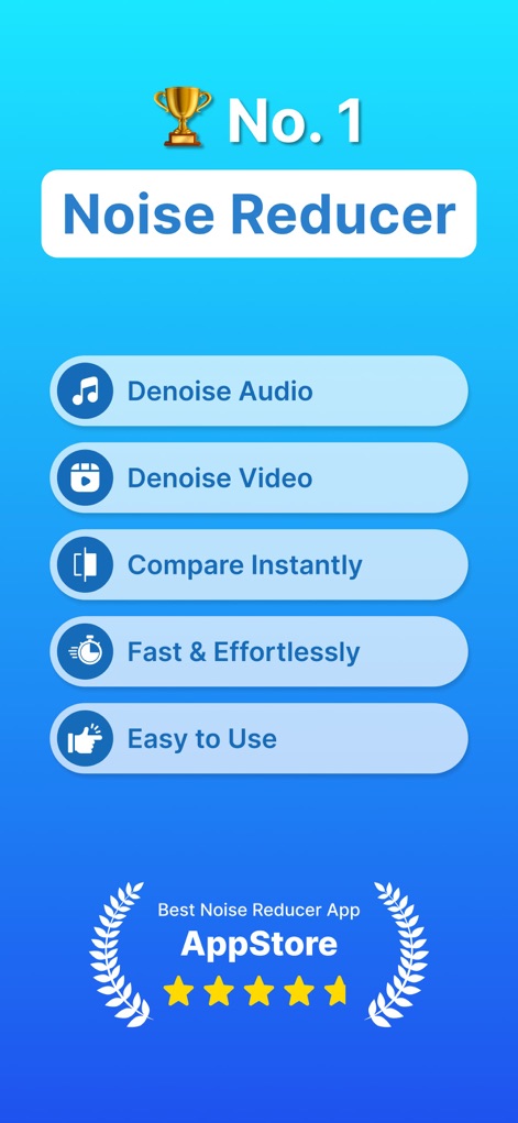 Audio Video Noise Reducer AI - Utilities App | MWM