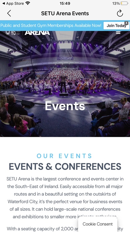 SETU Arena by WIT DIVERSE CAMPUS SERVICES COMPANY LIMITED BY GUARANTEE