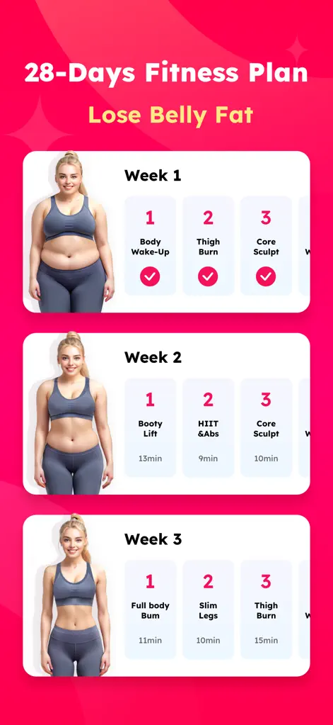 OnFit: Lazy Workout at Home - Health & Fitness App | MWM