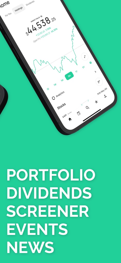 Stock Events Portfolio Tracker - Finance App | MWM