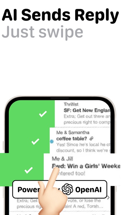 AI for Email–SwipeMail AI app by DoubleVision Labs