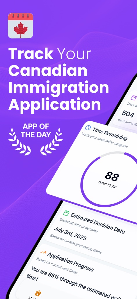 Canadian Immigration Tracker - Reference App | MWM