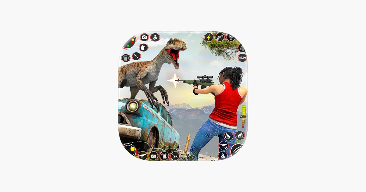 ‎App Wild Dinosaur Hunting Gun Game - App Store