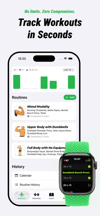 Easy Reps: Lift, Log, Progress for iPhone - Free App Download