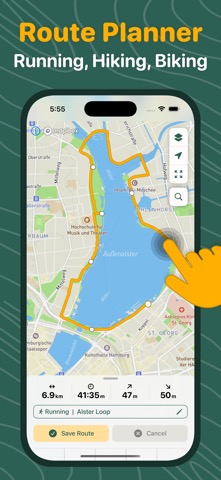 「Loop Maps My Run Route Planner」 - iPhoneアプリ | APPLION