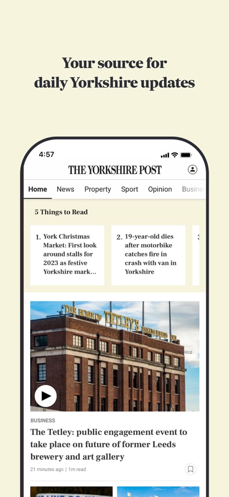 The Yorkshire Post Newspaper - News App | MWM