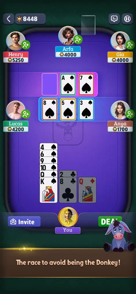 Donkey King: Online Card Game - Games App | MWM