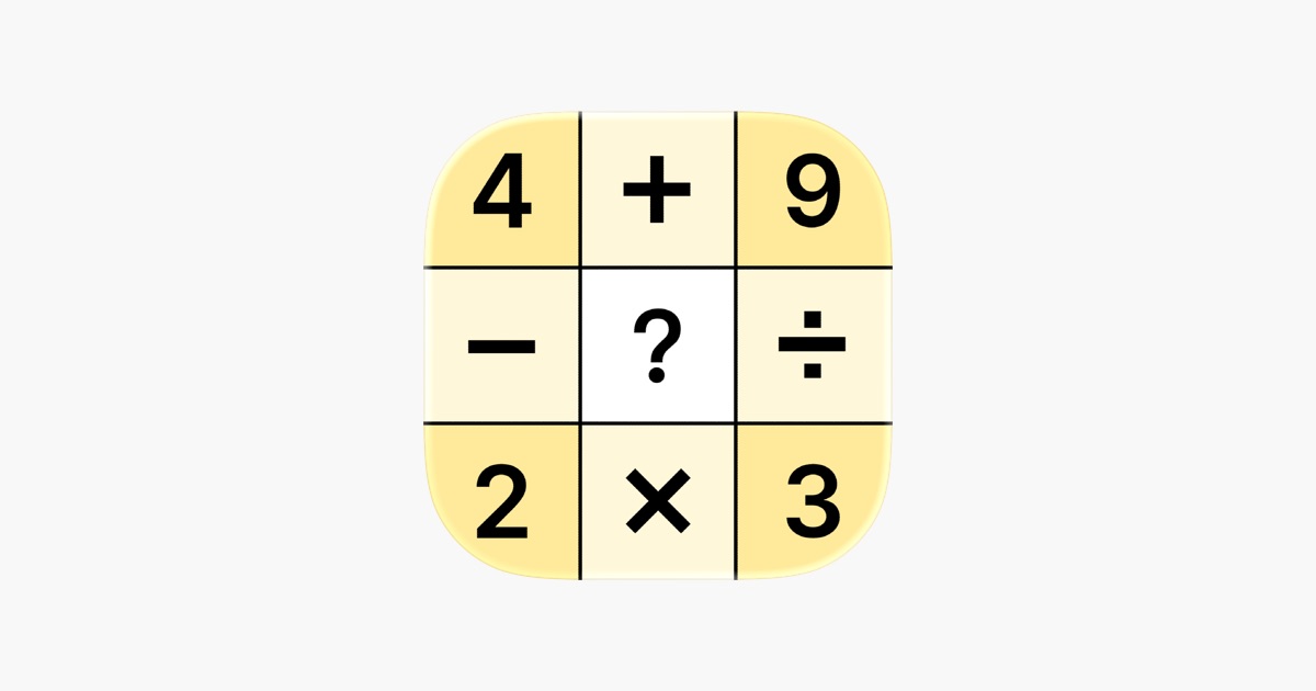 ‎App Math Puzzle Games - Cross Math - App Store
