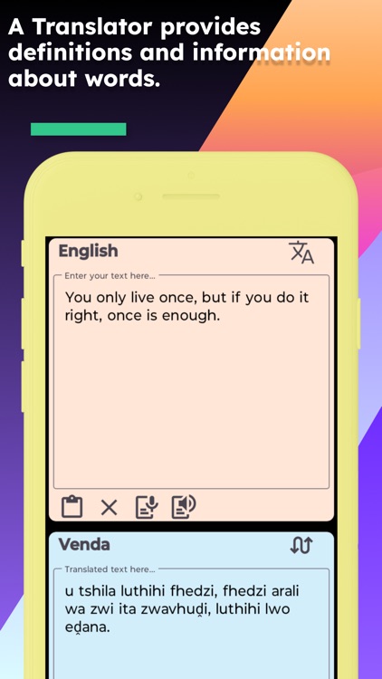 English Venda Translator by Bhavikaben Motisariya