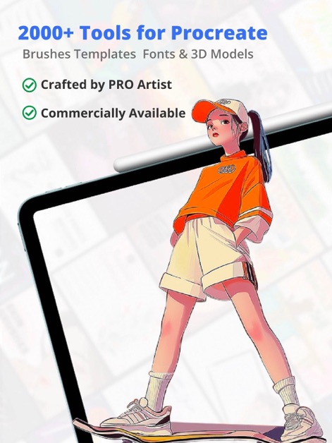 Brushes & Tool for Procreate - Graphics & Design App | MWM