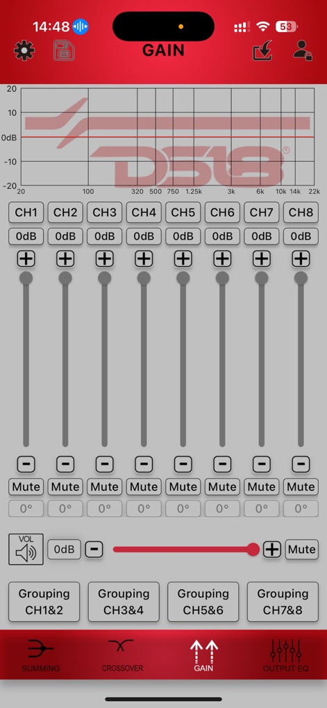 DSP8.8BT V2 - Music App | MWM