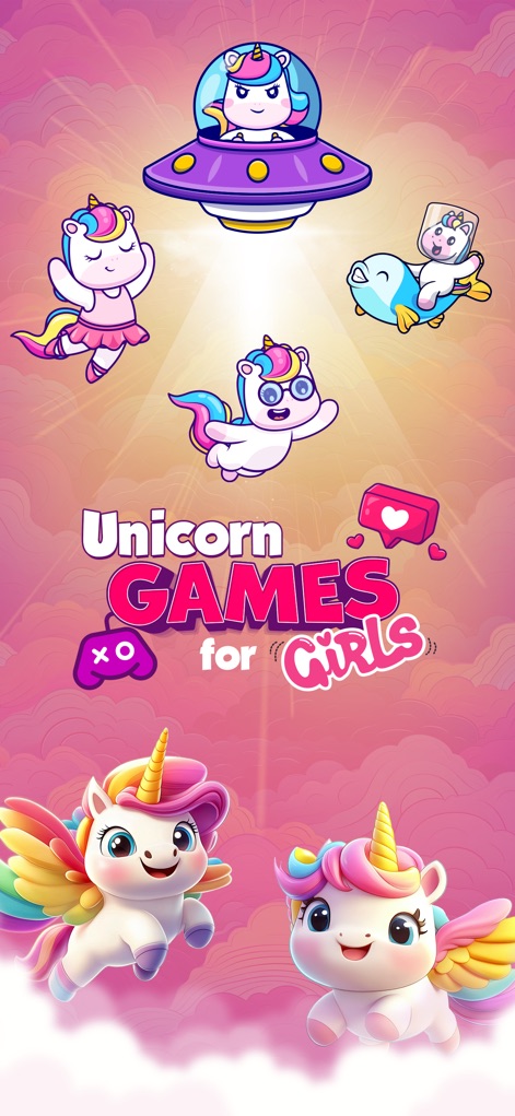 Little Unicorn games for girls - Education App | MWM