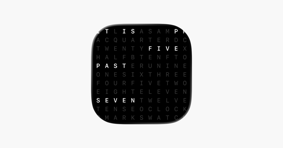 ‎LEXIS - Word Clock Live Widget App - App Store