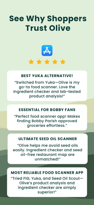 Olive - Holistic Food Scanner for iPhone - Free App Download