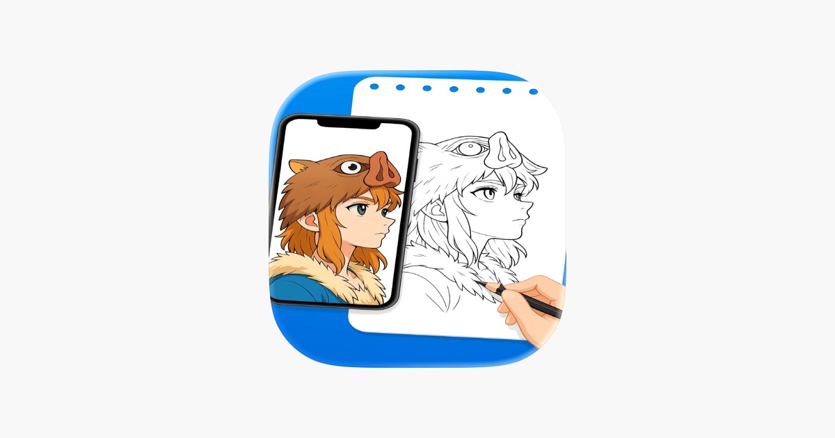 ‎Anime drawing Trace Art-app - App Store