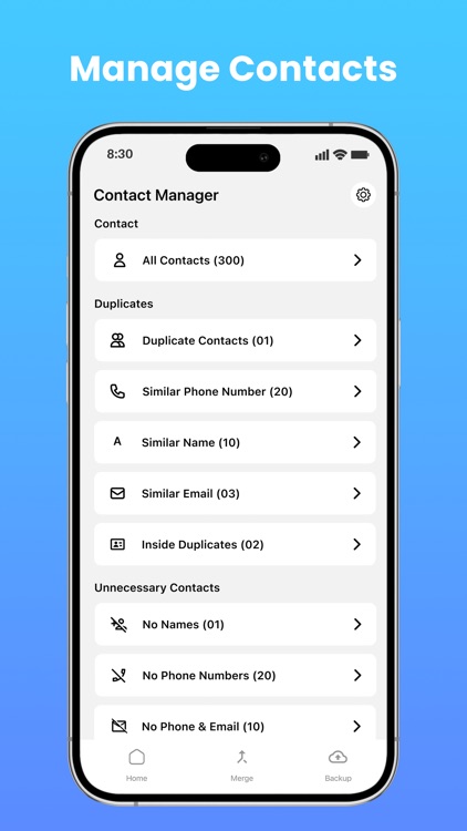 Easy Contacts Cleaner by Namrata Akabari