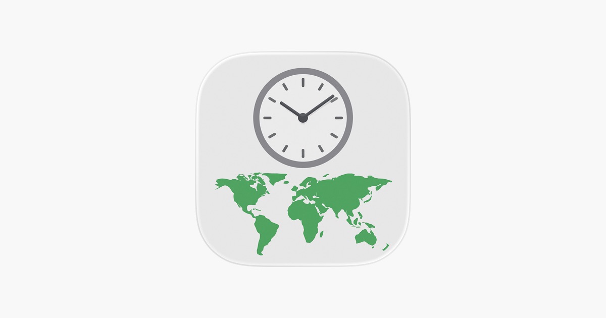 ‎World Clock, Map App - App Store