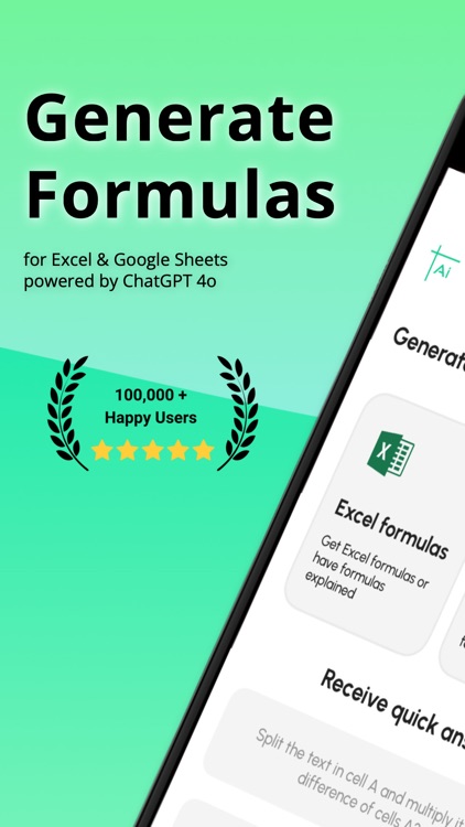 Sheets AI - Formula generator by Sharepeace, LLC